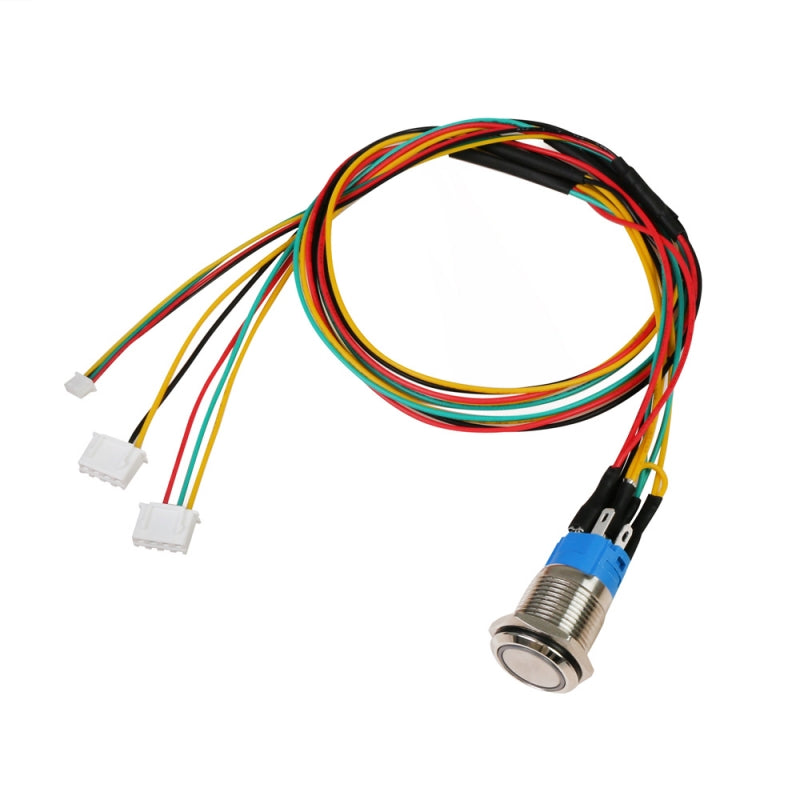 RGB Matel Push Button with cable - Panel Mount 16mm – TINYSINE AUDIO