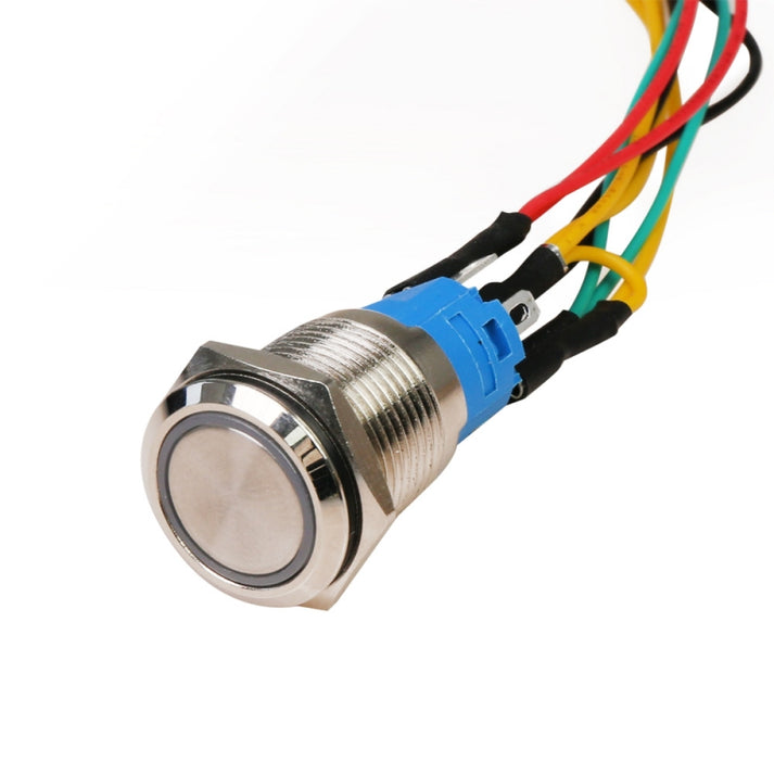 RGB Matel Push Button with cable - Panel Mount 16mm – TINYSINE AUDIO